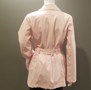 Jennyfer J | Jackets & Coats | Jennyfer J Pink Vinyl Belted Coat Size ...